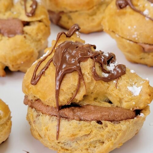 Gluten-Free Nutella Filled Cream Puffs - Thriving Gluten Free
