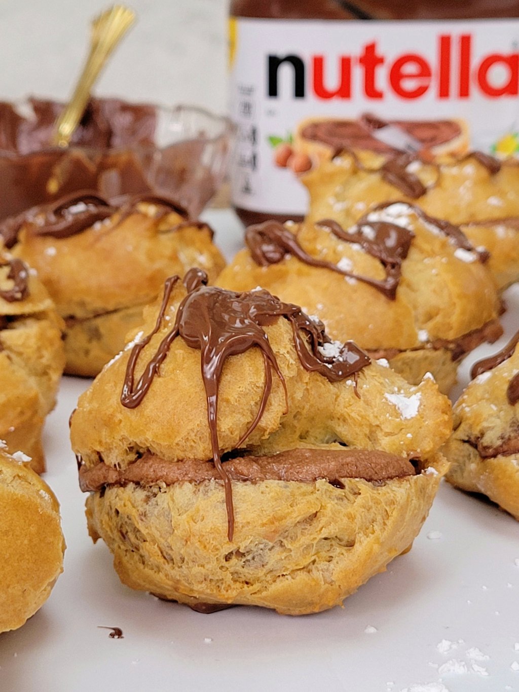 Gluten-Free Nutella Cream Puffs - Thriving Gluten Free