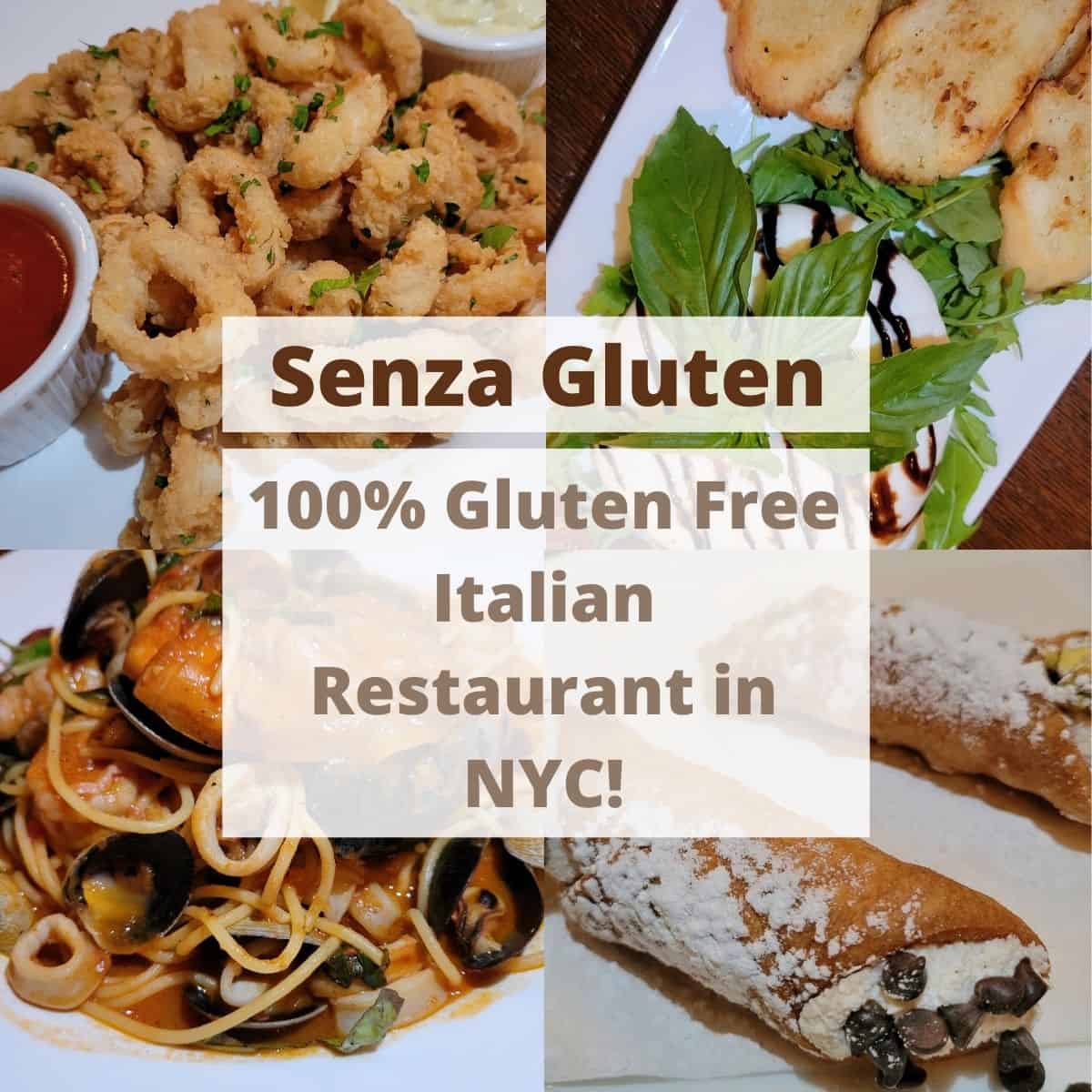 Senza Gluten NYC 100% Gluten Free Restaurant in New York City ...
